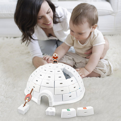 Jeu d'igloo - Un défi glacé - Jeu de blocs 🔥Achetez-en 2, livraison gr – intectte